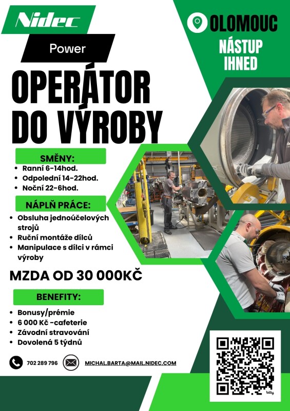 Nabídka pracovního místa | Obec Velký Týnec